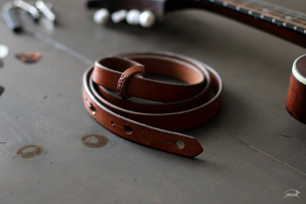 Leather Mandolin Straps - THIN style | OCHRE handcrafted